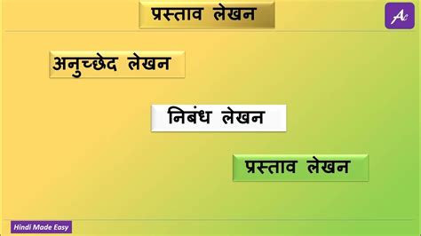 Icse Cbse Prastav Lekhan Nibandh Lekhan Youtube