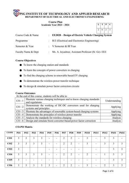 Devcs Coursepaln 2023 24regulations 20211docx