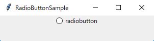Python GUI tkinterサンプルttk Radiobuttonラジオボタンを作成する エンジニアになりたいブログ