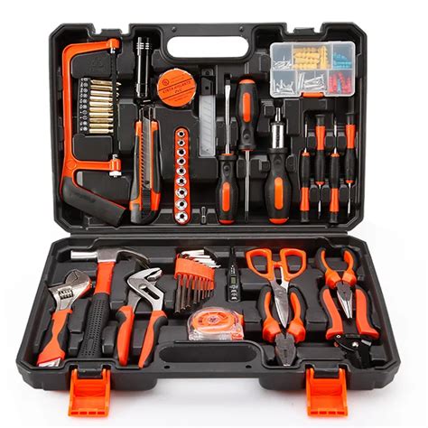 Home Hardware Hand Tool Combination Toolbox Auto Repair Toolkit