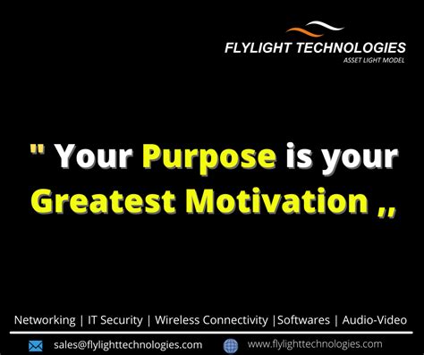 Your Purpose Is Your Greatest Flylight Technologies