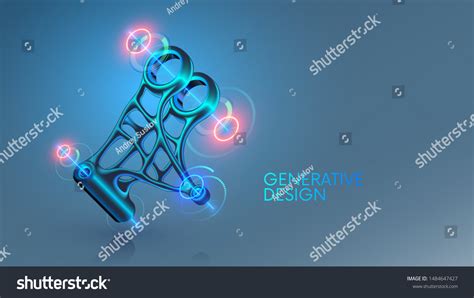 Generative Design Development D Model Steel Stock Illustration Shutterstock