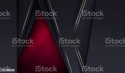 빨간색 경사 회색 커튼의 그라데이션과 골드 색조 테두리화살표 실루엣의 추상적인 배경 가리기에 대한 스톡 벡터 아트 및 기타 이미지 가리기 구도 그라데이션 Istock