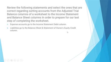 Solved Warm Up Elements Of Statement Of Comprehensive Income