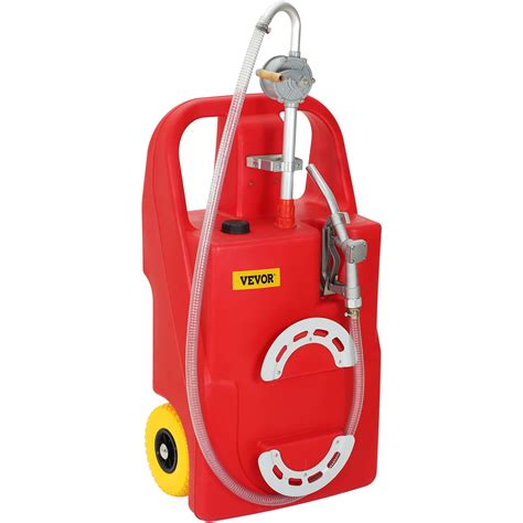 Vevor Fuel Caddy 32 Gallon Portable Fuel Storage Tank On Wheels With