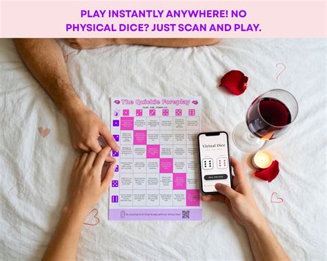 Couples Dice Game Printable Foreplay Games Couple Date Night Game