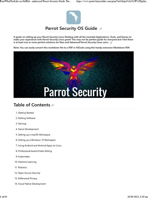 Parrot Os Github Pdf Android Operating System Htc Vive
