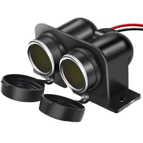 Nilight Jeep Wrangler Dual Cigarette Lighter Socket 50060b Universal