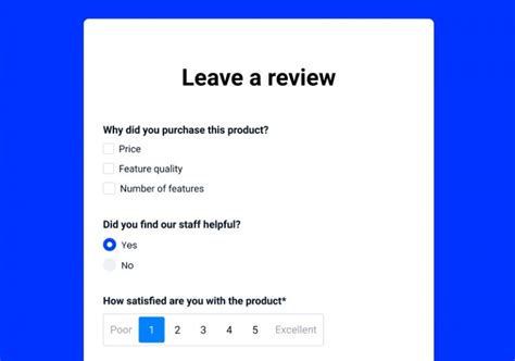 8 Types Of Survey Questions And Examples Of Form Fields To Use