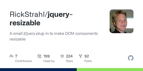 GitHub RickStrahl Jquery Resizable A Small JQuery Plug In To Make DOM Components Resizable