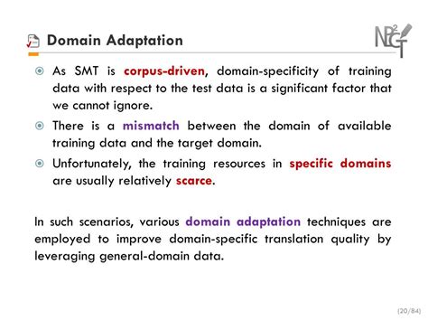 Ppt Domain Adaptation For Statistical Machine Translation Powerpoint