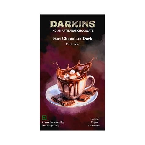 Hot Chocolate Dark Darkins Chocolates