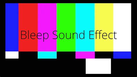 Bleep Sound Effect Youtube