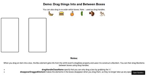 React Drag Drop Container Codesandbox