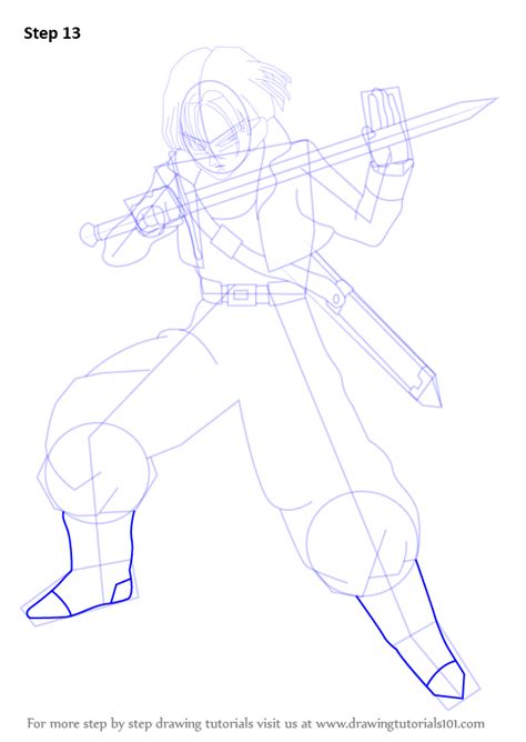 How To Draw Trunks From Dragon Ball Z Dragon Ball Z Step By Step DrawingTutorials Com
