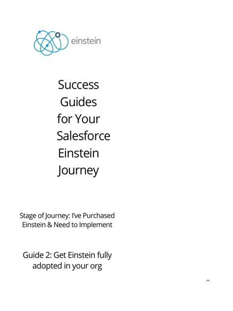 Salesforce Einstein Implementation How To Do It Successfully Valgen Pdf Salesforce Com