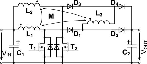 Principal Schematic Of The Dual Interleaved Boost Converter With Download Scientific Diagram
