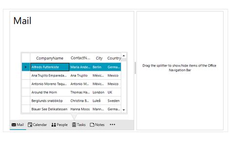 Telerik Ui For Winforms Office Navigation Bar Component Telerik Ui For Winforms Office Navigation Bar Component