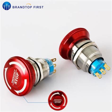 16mm 19mm 22mm Emergency Stop Push Button Switch 1 Vicedeal