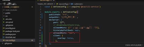 Vue启动 Webpack Dev Server Client Overlay报错 Csdn博客