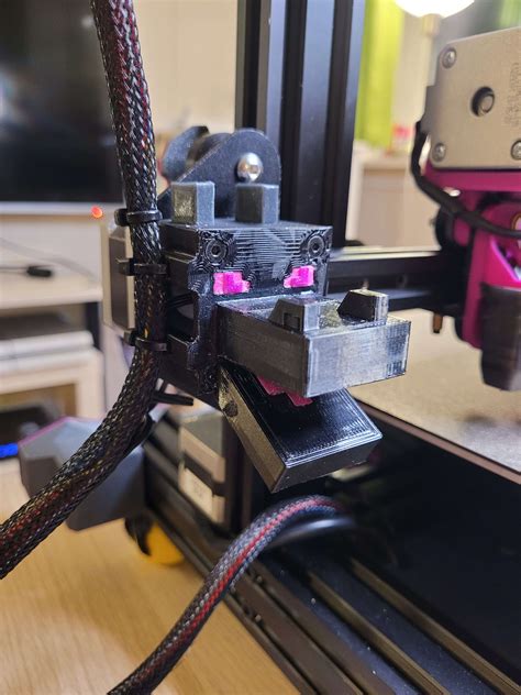 Minecraft Ender Dragon Head X Motor Cover For Ender 3 By Anniandsteve Download Free Stl Model
