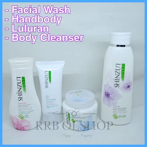 Jual Paket Shinzui 4 In 1 Bpom Body Scrub Shinzui 120gr Body Lotion Shinzui 100ml Facial
