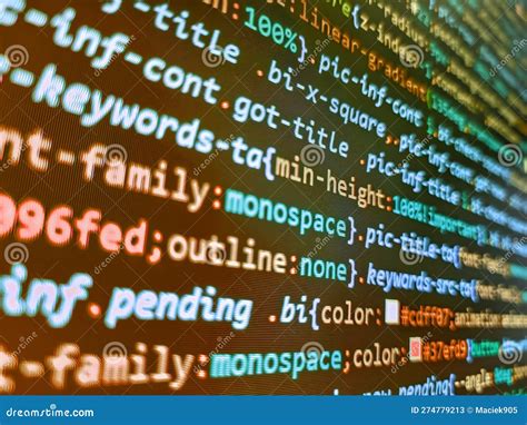 Programming Source Code Photo Monitor Photo Big Data Database App