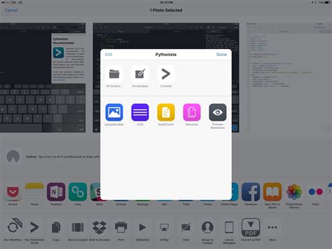 Pythonista 20 Brings Action Extension Ipad Pro Support Code Editor Improvements And More