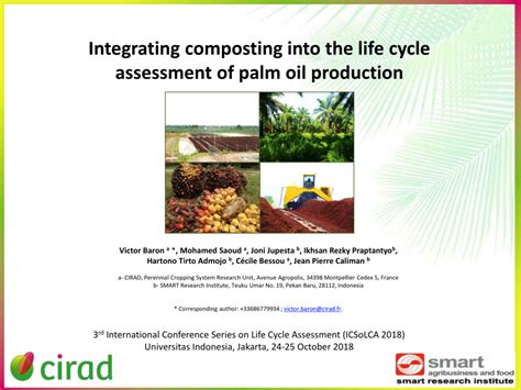 Pdf Integrating Composting Into The Life Cycle Assessment Of Palm Oil Production