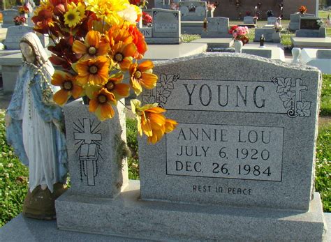Annie Lou Wheaton Young 1920 1984 Find A Grave Memorial