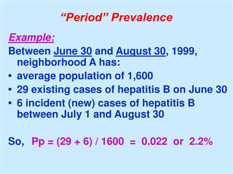 Ppt Prevalence Powerpoint Presentation Free Download Id 3294601