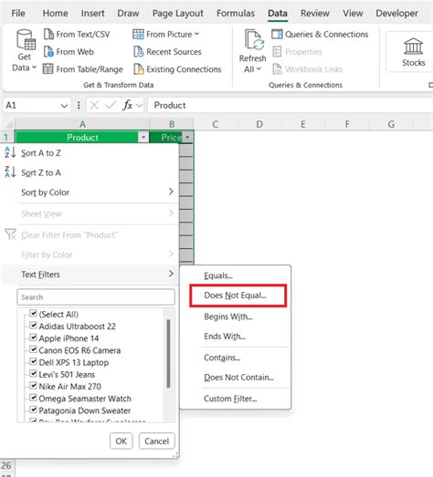 Mastering Excels Inequality A Comprehensive Guide To Does Not Equal To Functions Excel Au
