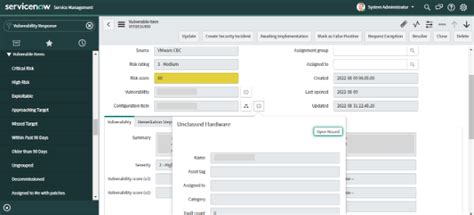 Vulnerability Response App For Servicenow User Guide Carbon Black