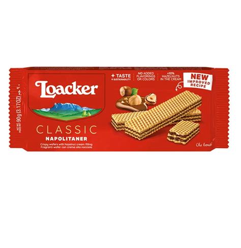 Buy Loacker Napolitaner Wafers 90g Online In The Uk