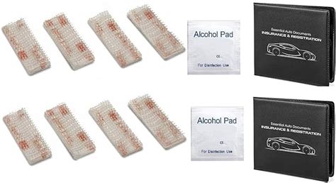 Autostyle 8 Adhesive Ez Pass Dual Lock Strips 2 Ez Pass Mounting Kits With 2