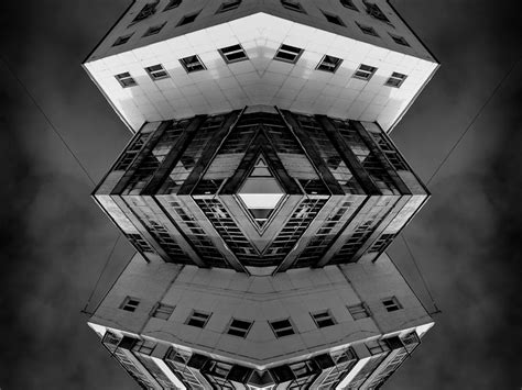 Abstract Modern Architecture Symmetrical Art Photograph By John