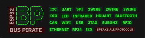 Esp32 Bus Pirate Open Source Firmware To Make A Multi Protocol Hacker