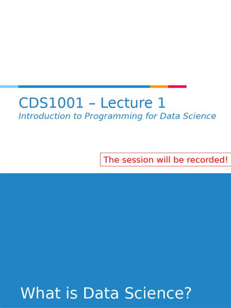 l01 intro to data science pdf
