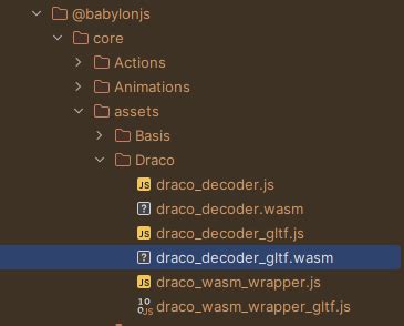External File Https Cdn Babylonjs Draco Wasm Wrapper Gltf Js Questions Babylon Js