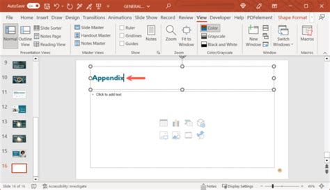 How To Add An Appendix To Your PowerPoint Presentation Amfahs Empire