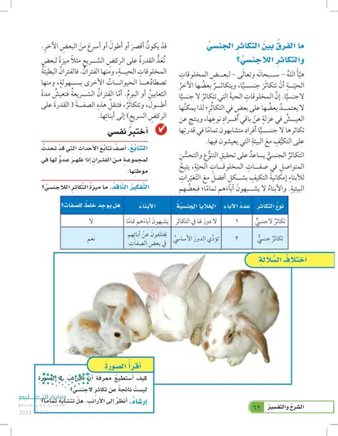 ما الفرق بين التكاثر الجنسي والتكاثر اللاجنسي؟ أسامه الخليل التكاثر