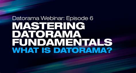 Datorama Webinar What Is Datorama Decision Foundry