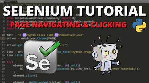 Python Selenium Tutorial 3 Page Navigating And Clicking Elements
