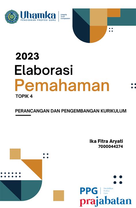 IKA Fitra Aryati Elaborasi Pemahaman Topik 4 Topik 4 Elaborasi