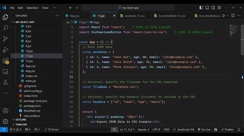 Build A Reactjs Json To Csv Converter Web App In Browser Using React Json To Csv Library