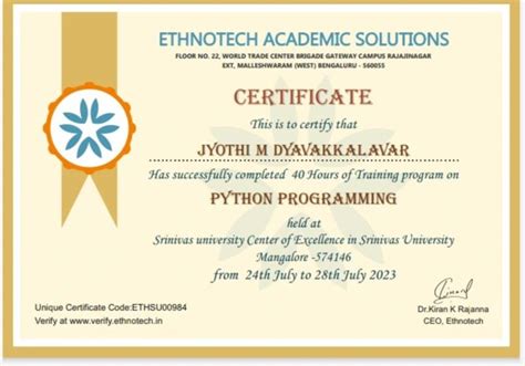 Jyothi Dyavakkalavar On Linkedin Python Programing