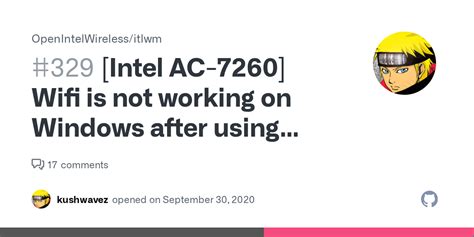 Intel AC Wifi Is Not Working On Windows After Using Itlwm Or AirPortItlwm Problem Only