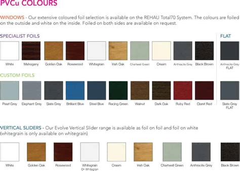 Upvc Window Colours Inspire Windows