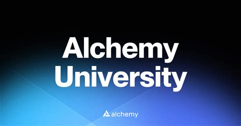 Alchemy University Web3 Developer Tools Alchemy