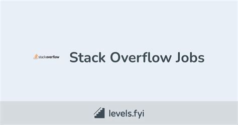 Stack Overflow Jobs Levelsfyi